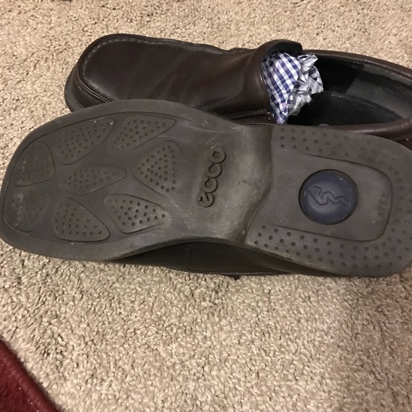 Ecco | Shoes | Mens Ecco Leather Brown Shoes Used | Poshmark